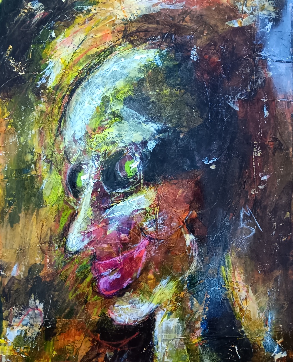 Hello Odd Fellow - A Strange Portrait - Shiny Designs