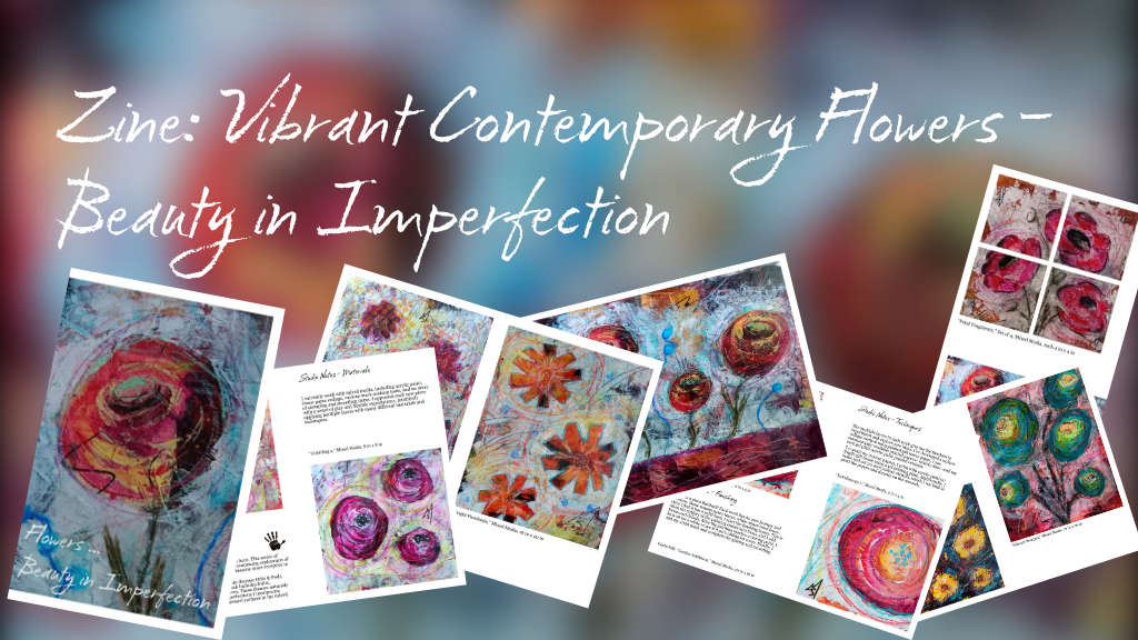 Kickstarter Abstract Flower Zine - Something New is Blooming - Shiny ...